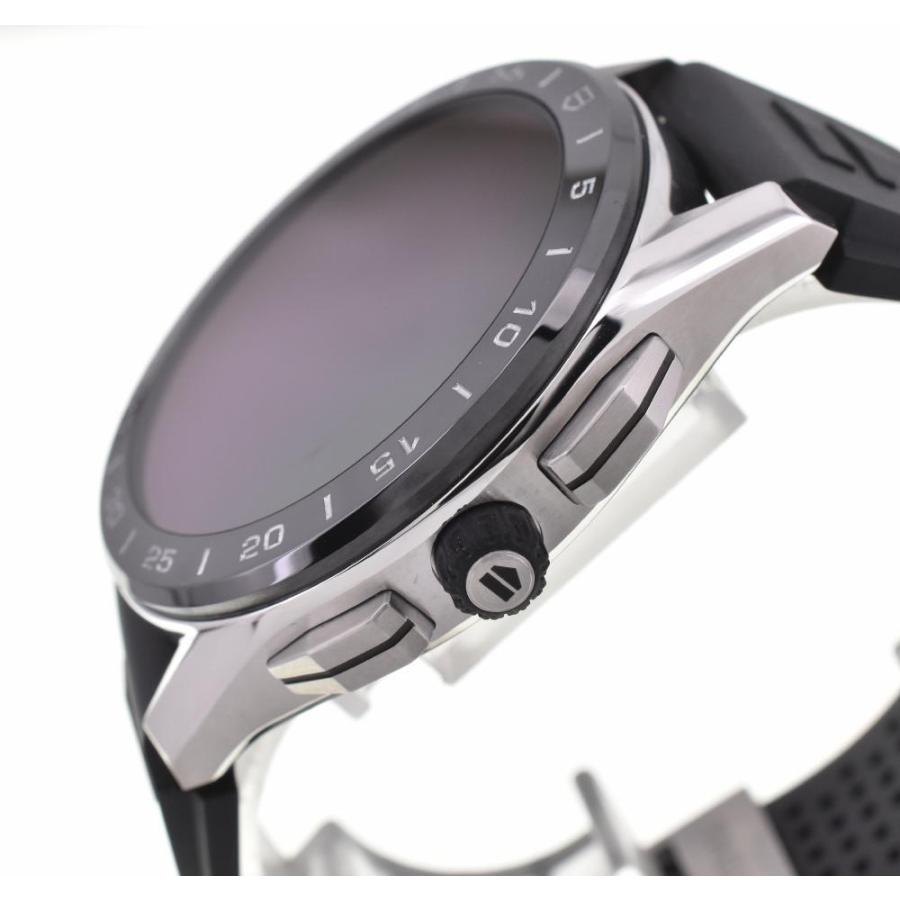 ☆美品【TAG HEUER】タグホイヤー コネクテッド SBG8A SS/ラバー クォーツ メンズ K#107141 :107141 ...