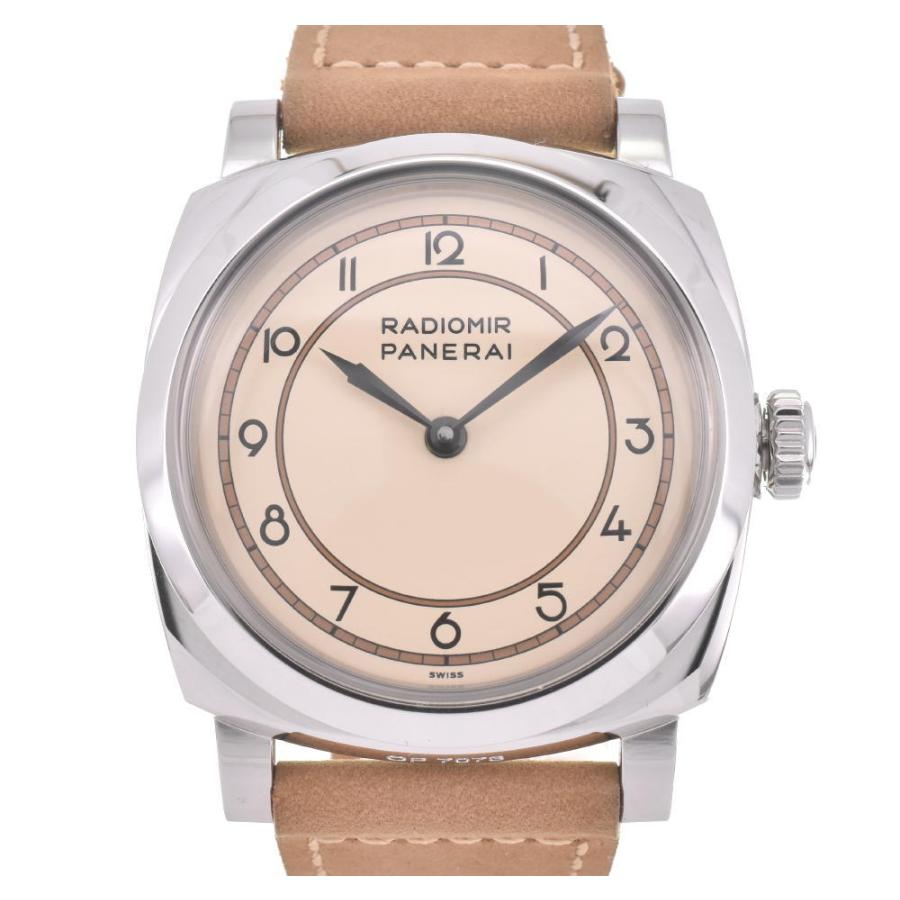 ☆美品【PANERAI】パネライ ラジオミール アッチャイオ PAM00791 手巻き メンズ D#109076 :109076 ...
