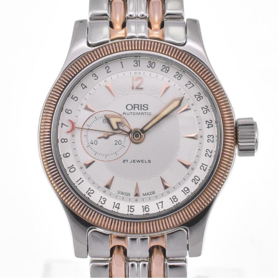 ☆良品【ORIS】オリス ビッグクラウン ポイントデイト 7482 スモールセコンド 自動巻き メンズ E#109216 :109216 ...