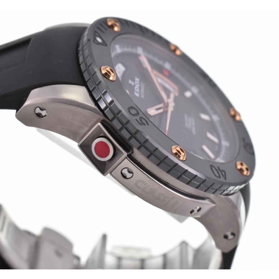 EDOX ☆良品【EDOX】エドックス クラスワン デイデイト 83005-TINR-NIR チタン/セラミック/ラバー 自動巻き メンズ N#110520 : aonohappa - 通販 ...