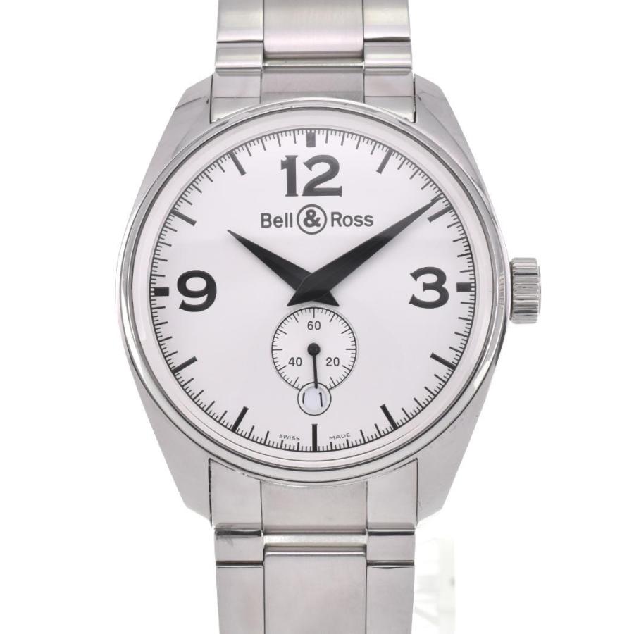 ベル&ロス ☆良品【Bell＆Ross】ベル＆ロス ヴィンテージ ジュネバ GENEVA123W 自動巻き メンズ O#110810 ...