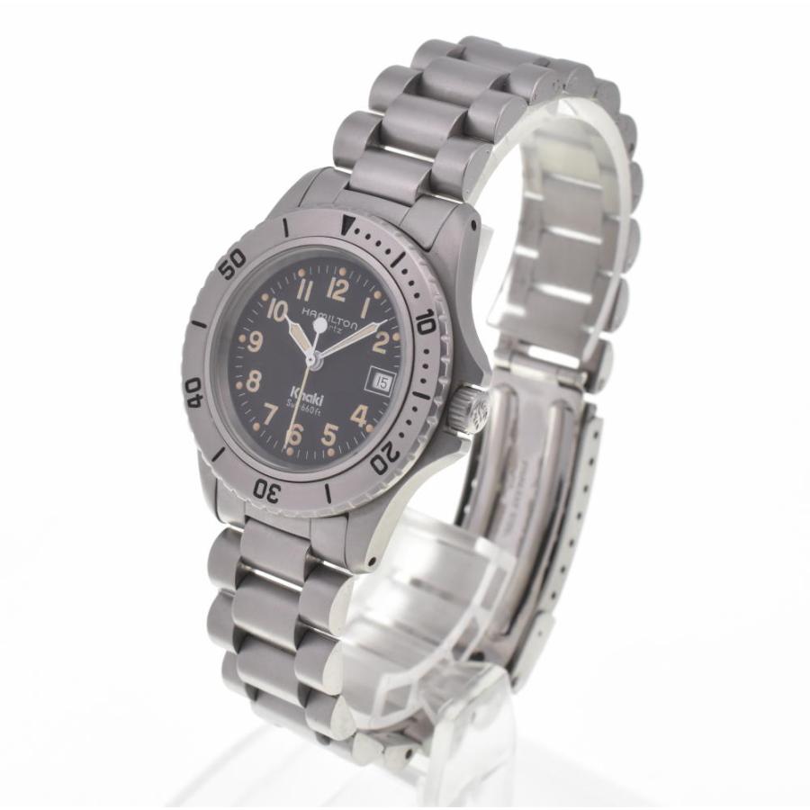 【HAMILTON】ハミルトン カーキ Sub 660ft 8587B クォーツ レディース A#111526 :111526 ...