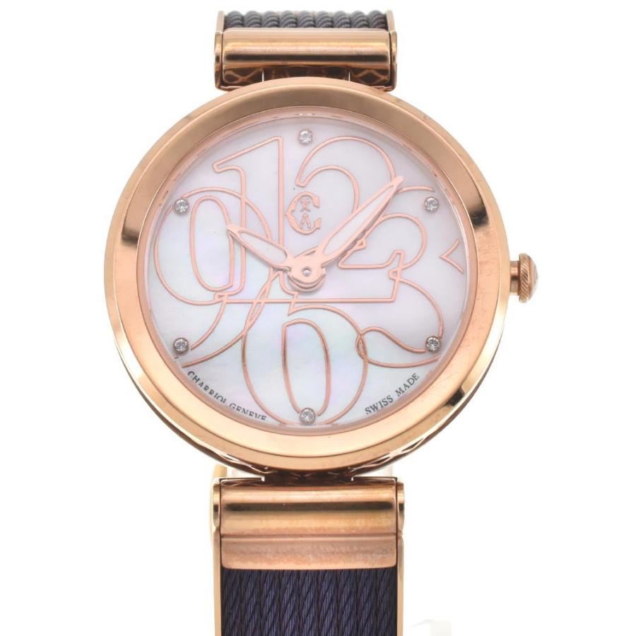 CHARRIOL ☆良品【CHARRIOL】シャリオール フォーエバーウォッチ FE32.A02.002 バングルウォッチ クォーツ ...