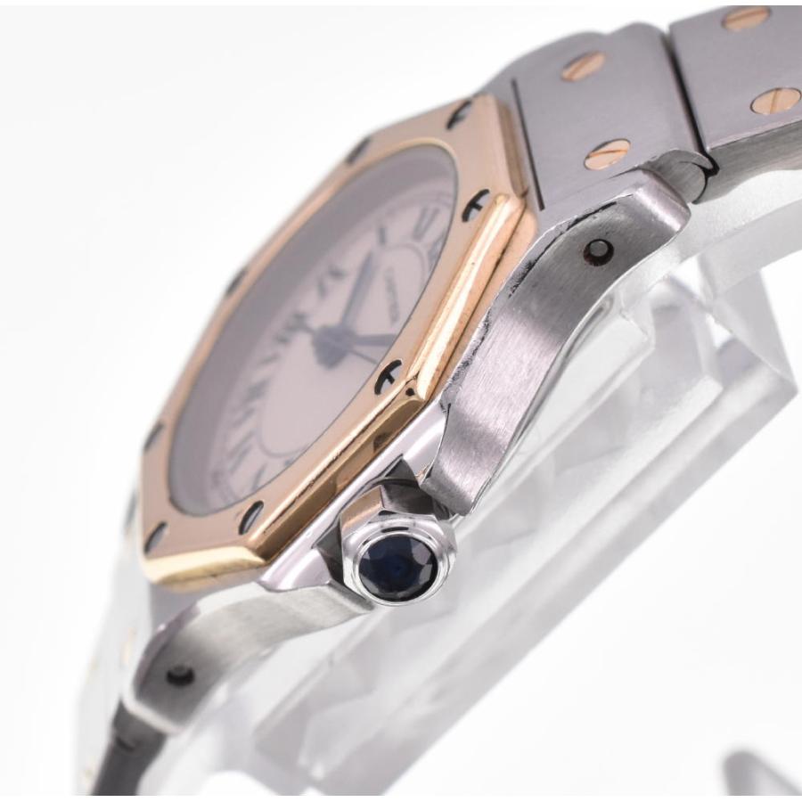【CARTIER】カルティエ サントスオクタゴンSM W2001683 K18YG/SS クォーツ レディース M#113276 : ...
