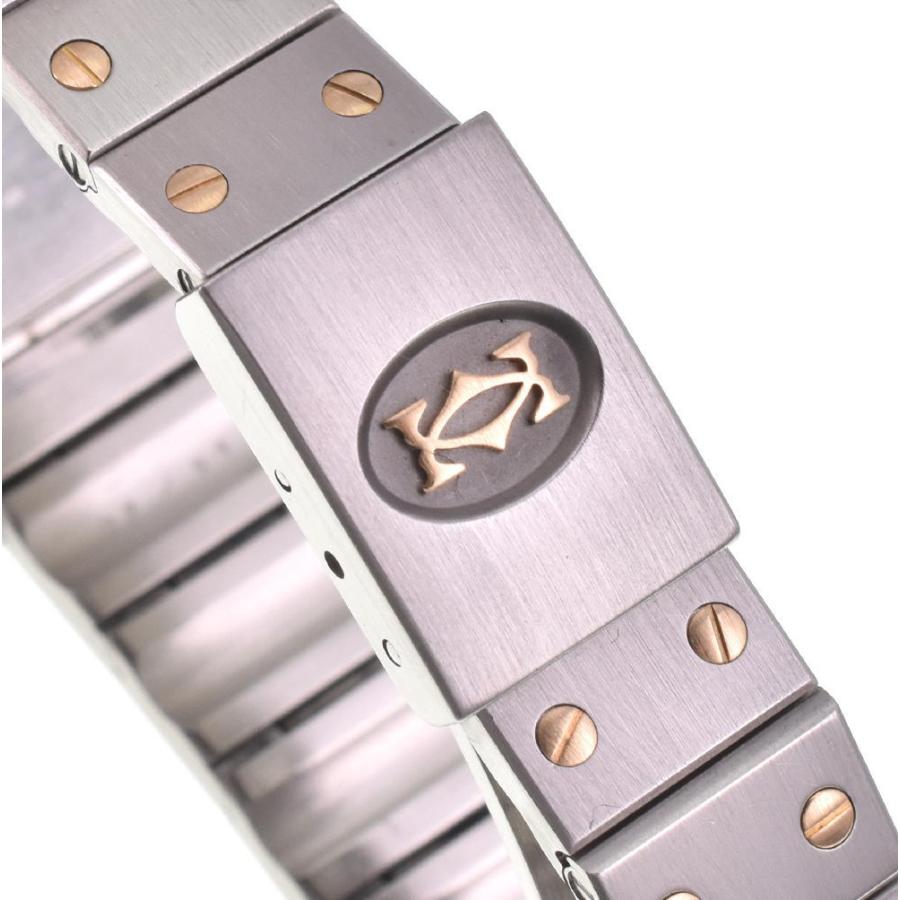 【CARTIER】カルティエ サントスオクタゴンSM W2001683 K18YG/SS クォーツ レディース M#113276 : ...