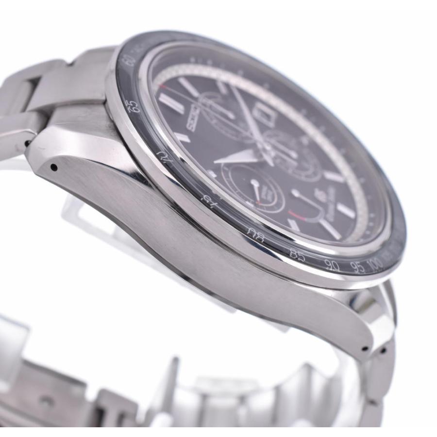 SEIKO ☆美品【SEIKO】セイコー グランドセイコー SBGB003/9R84-0AA0 クロノグラフ スプリングドライブ メンズ O ...