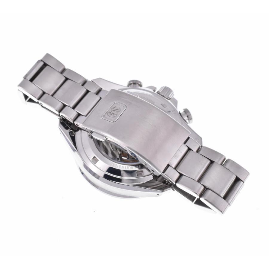 SEIKO ☆美品【SEIKO】セイコー グランドセイコー SBGB003/9R84-0AA0 クロノグラフ スプリングドライブ メンズ O ...