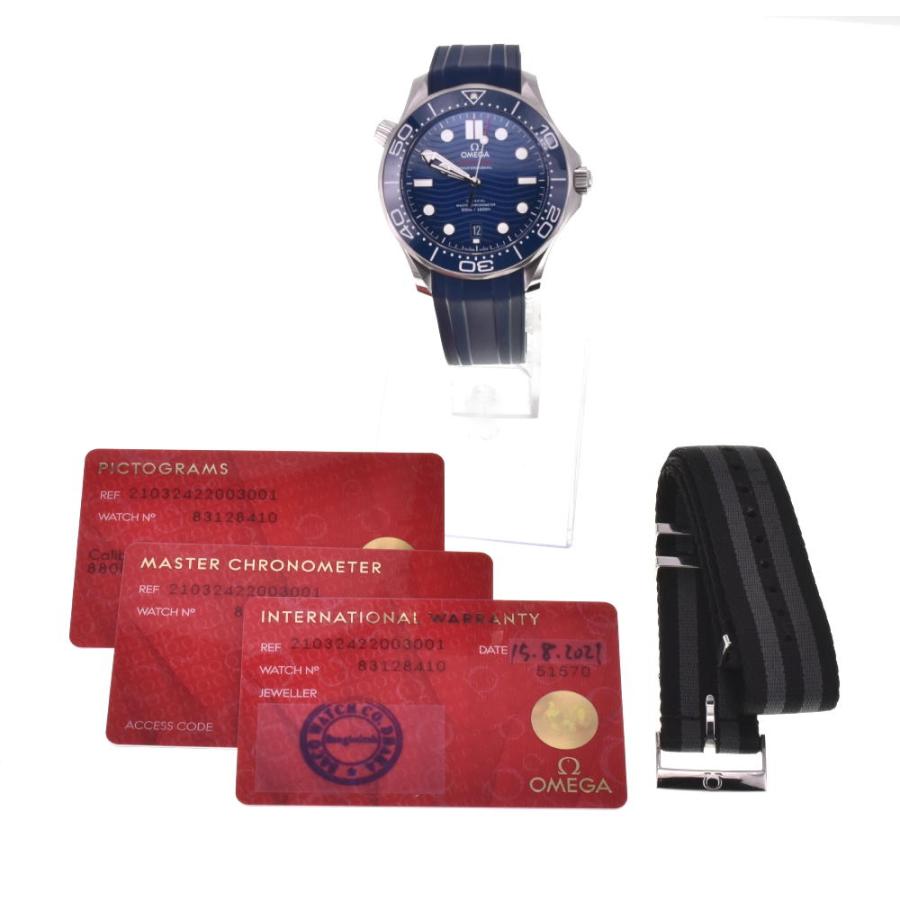 ☆美品【OMEGA】オメガ シーマスター ダイバー 300M 210.32.42.20.03.001 コーアクシャル マスター クロノメーター ...