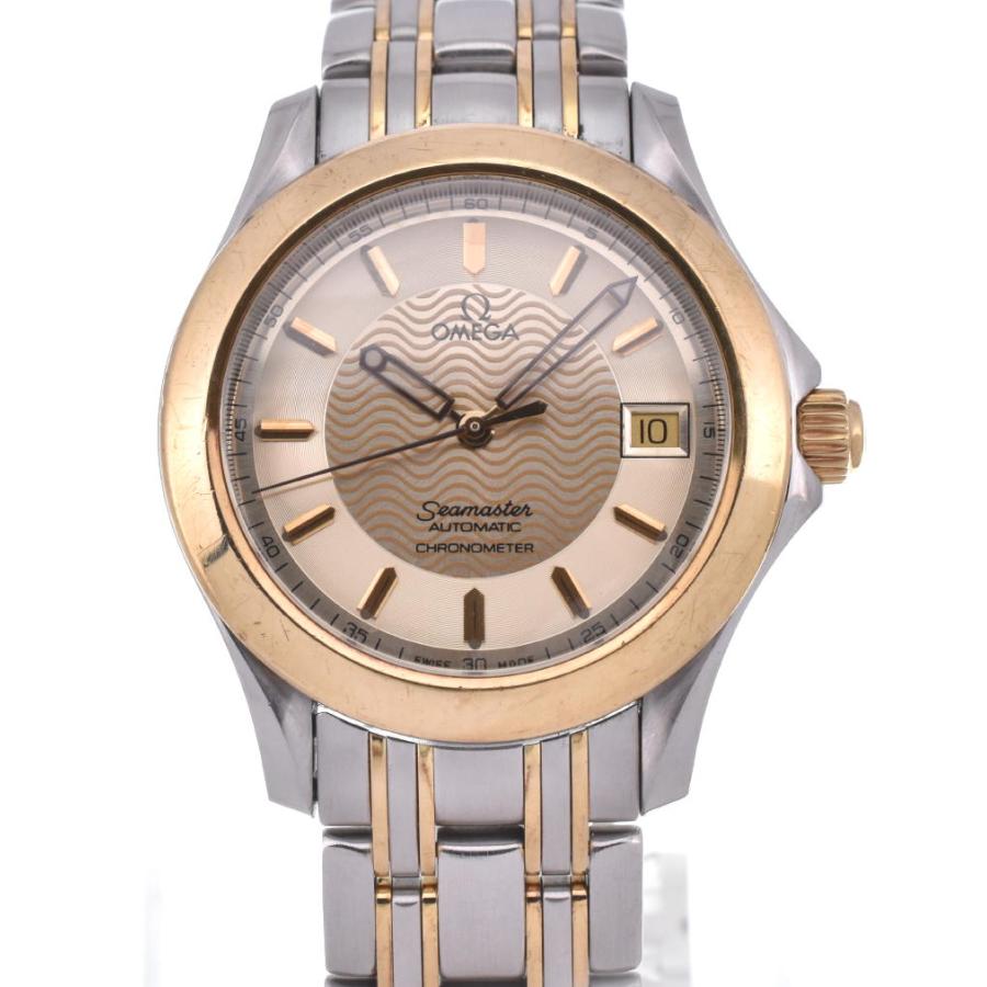 OMEGA 【OMEGA】オメガ シーマスター 168.1501 SS/K18YG クロノメーター 自動巻き メンズ B#114114 : aonohappa - 通販 - Yahoo!ショッピング