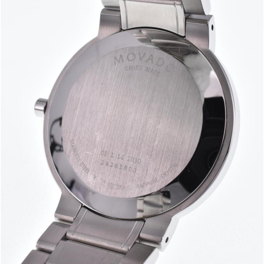 ☆美品【Movado】モバード MUSEUM STIRI 606191 クォーツ メンズ B#114477 :114477:aonohappa ...
