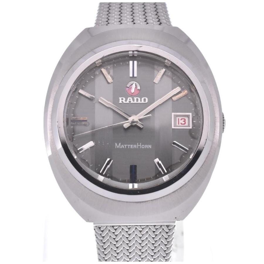 RADO 【RADO】ラドー マッターホルン デイト SS グレー文字盤 自動巻き メンズ E#114893 : aonohappa - 通販 - Yahoo!ショッピング