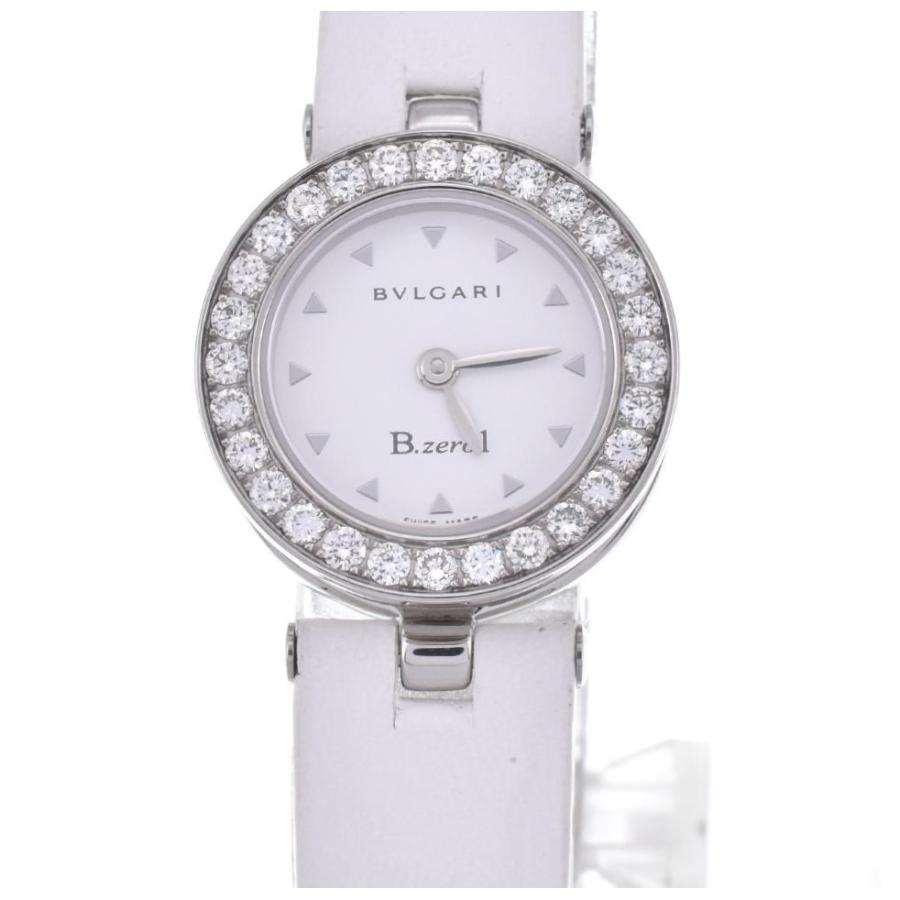 BVLGARI ☆美品【BVLGARI】ブルガリ B.zero1 BZ22S ダイヤモンドベゼル クォーツ レディース G#115243 ...