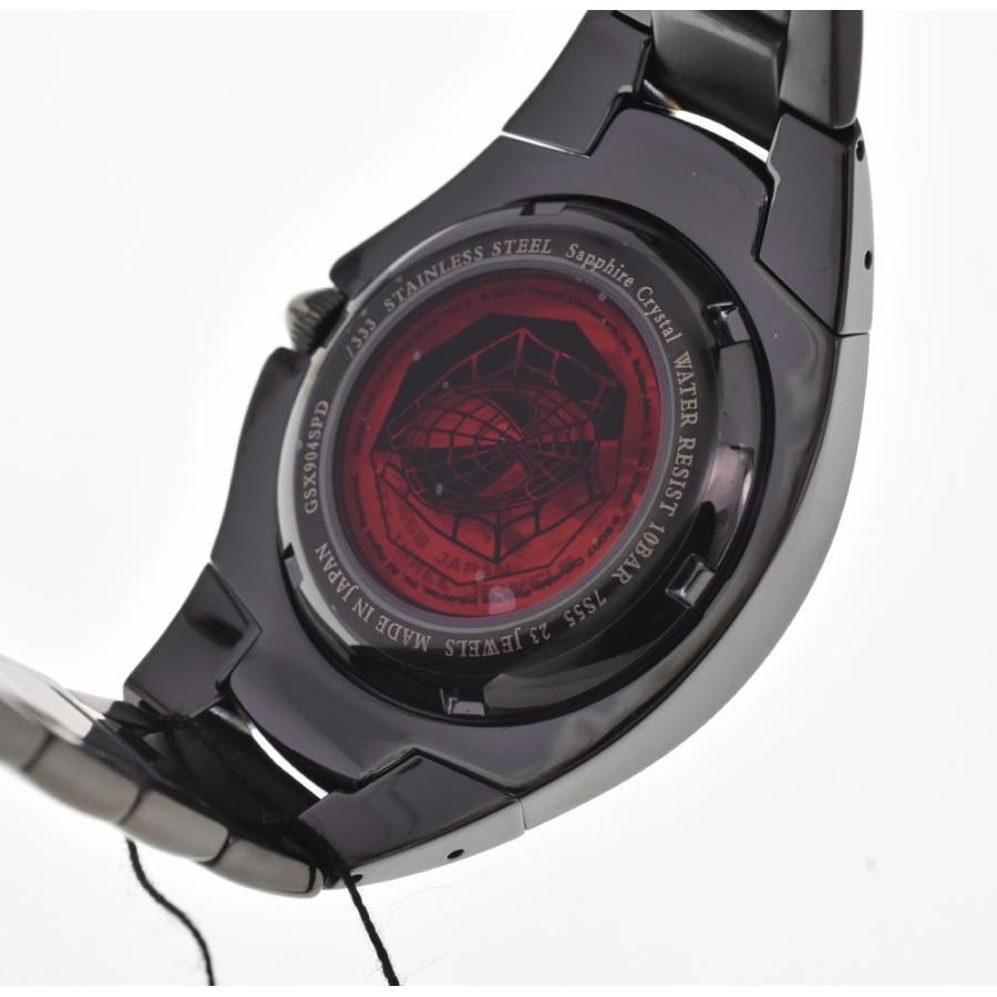 ☆未使用品【GSX】ジーエスエックス BLACK-SUIDE スパイダーマン Double Trouble GSX904SPD 自動巻き ...