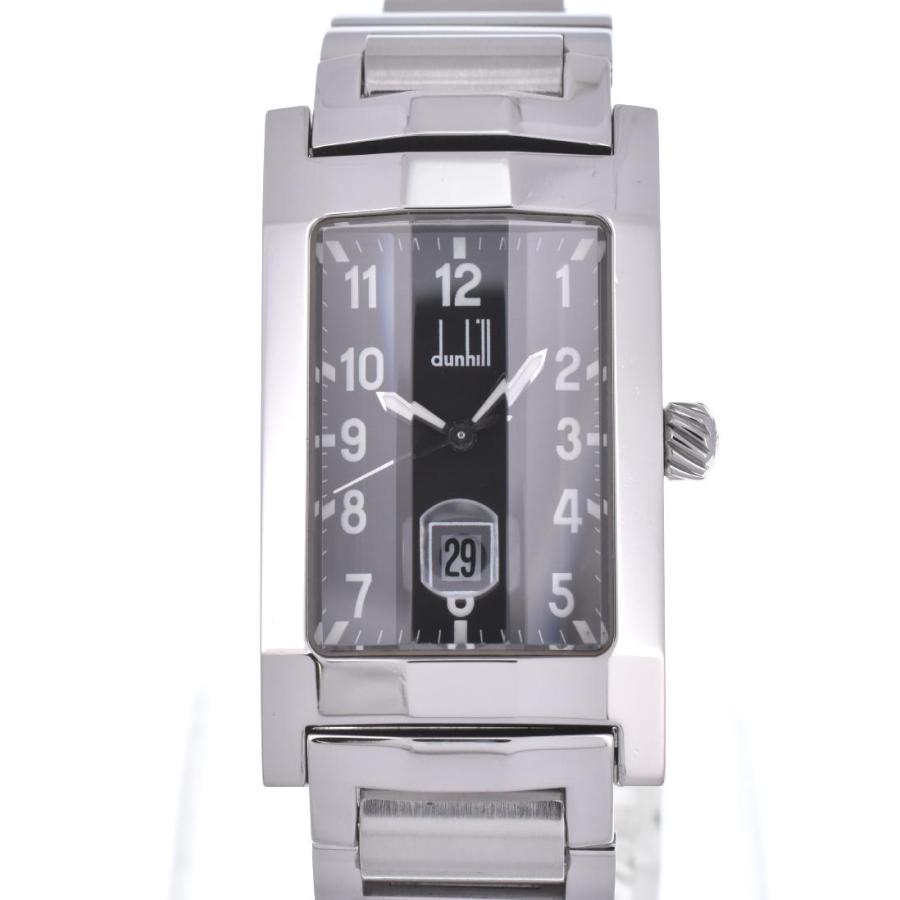 dunhill ☆良品【Dunhill】ダンヒル ダンヒリオン 8014 デイト SS クォーツ メンズ A#116879 ...