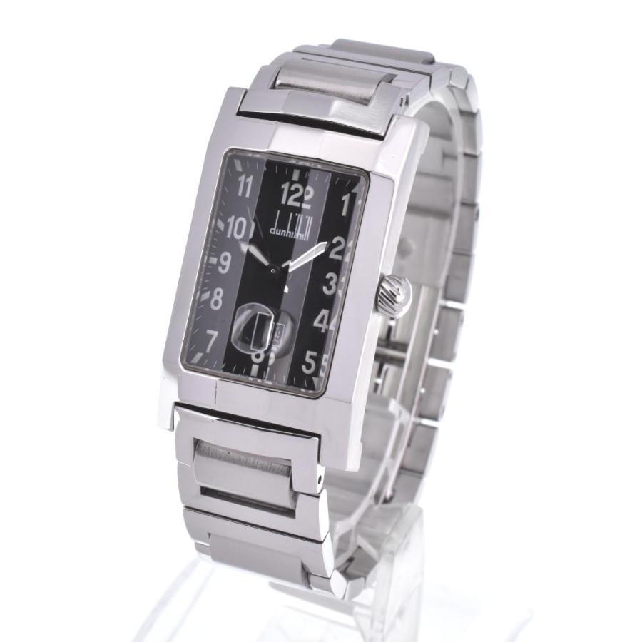 dunhill ☆良品【Dunhill】ダンヒル ダンヒリオン 8014 デイト SS クォーツ メンズ A#116879 ...