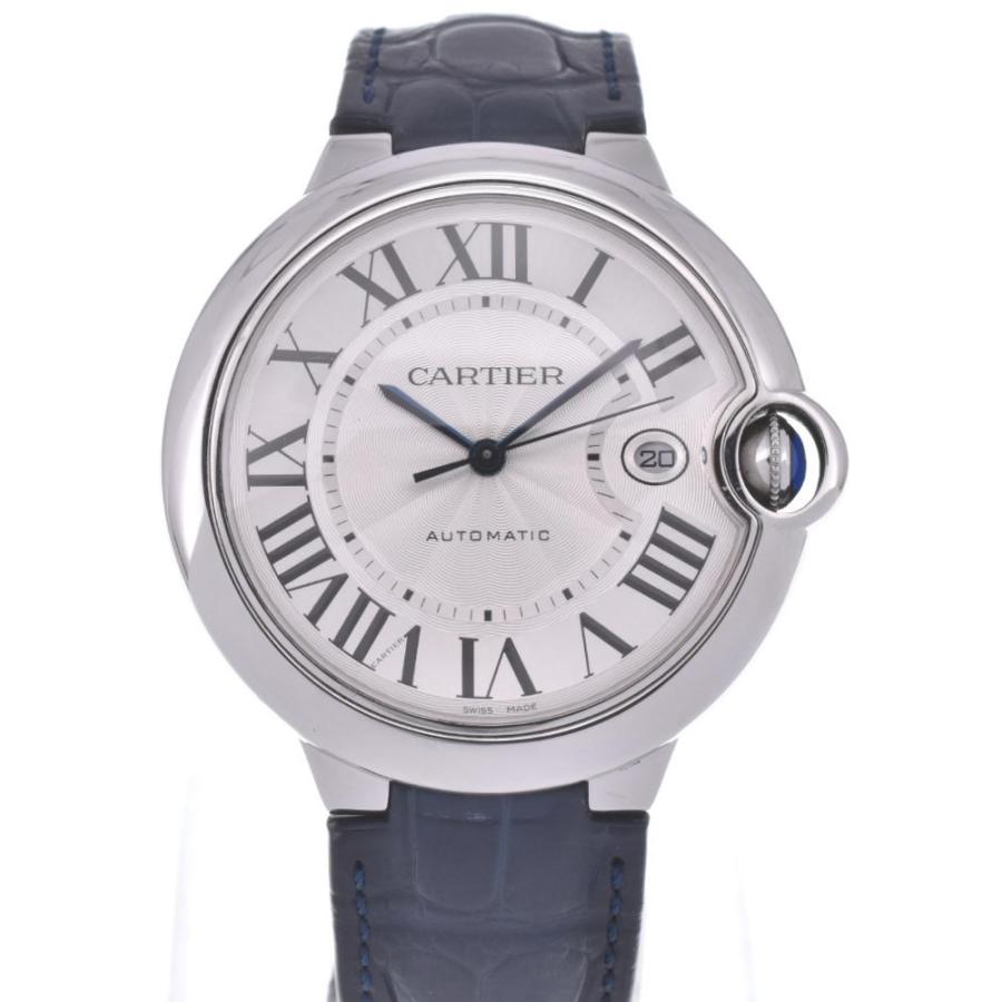 Cartier ☆美品【CARTIER】カルティエ バロンブルー W69016Z4 デイト 自動巻き メンズ I#116988 ...