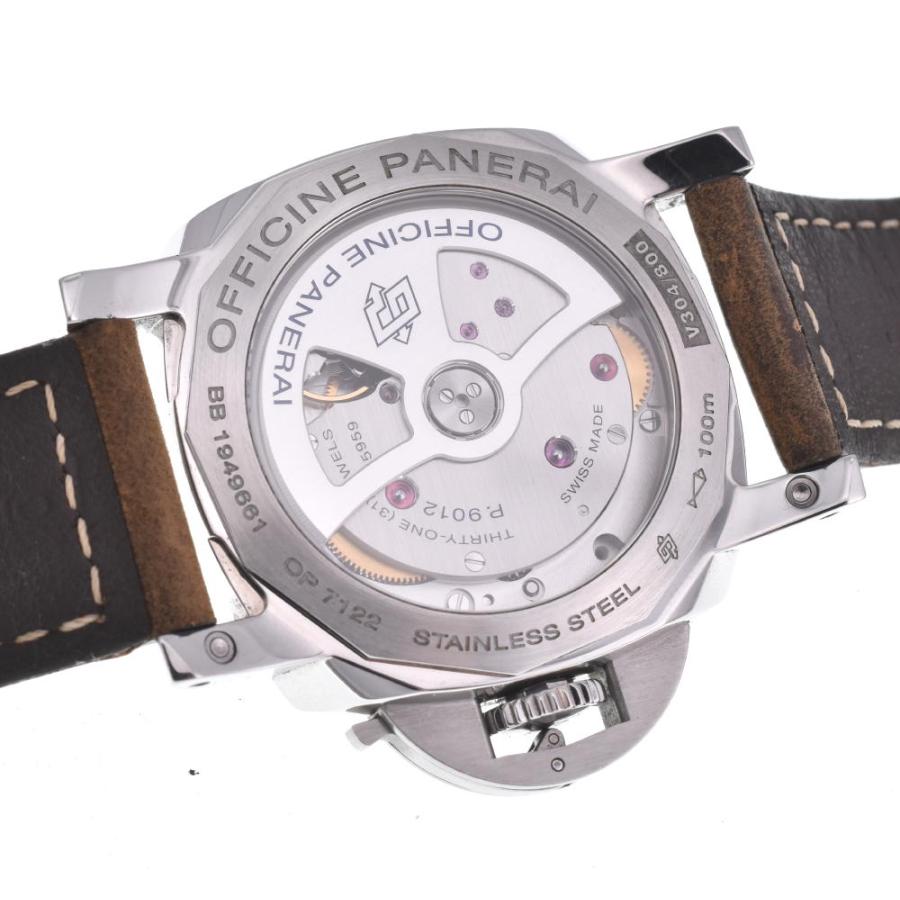 OFFICINE PANERAI ☆良品【PANERAI】パネライ ルミノール1950 3デイズ GMT パワーリザーブ PAM01537 ...