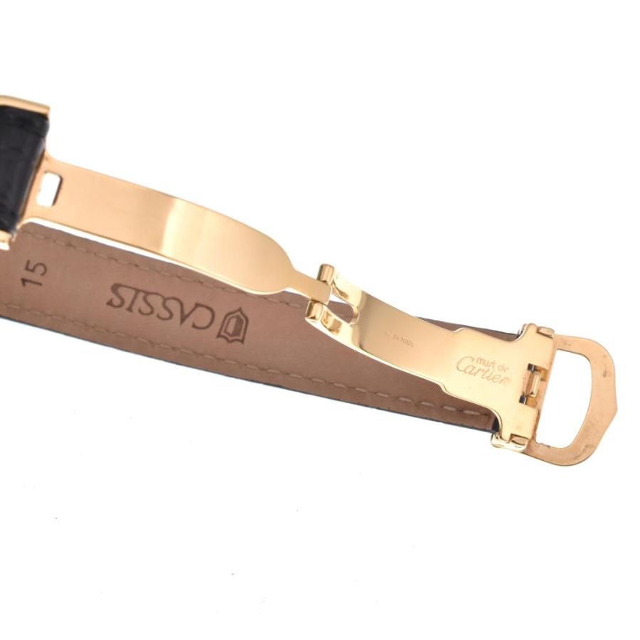 Cartier 【CARTIER】カルティエ マストタンク ヴェルメイユ 5057001 トリニティ文字盤 クォーツ レディース N ...