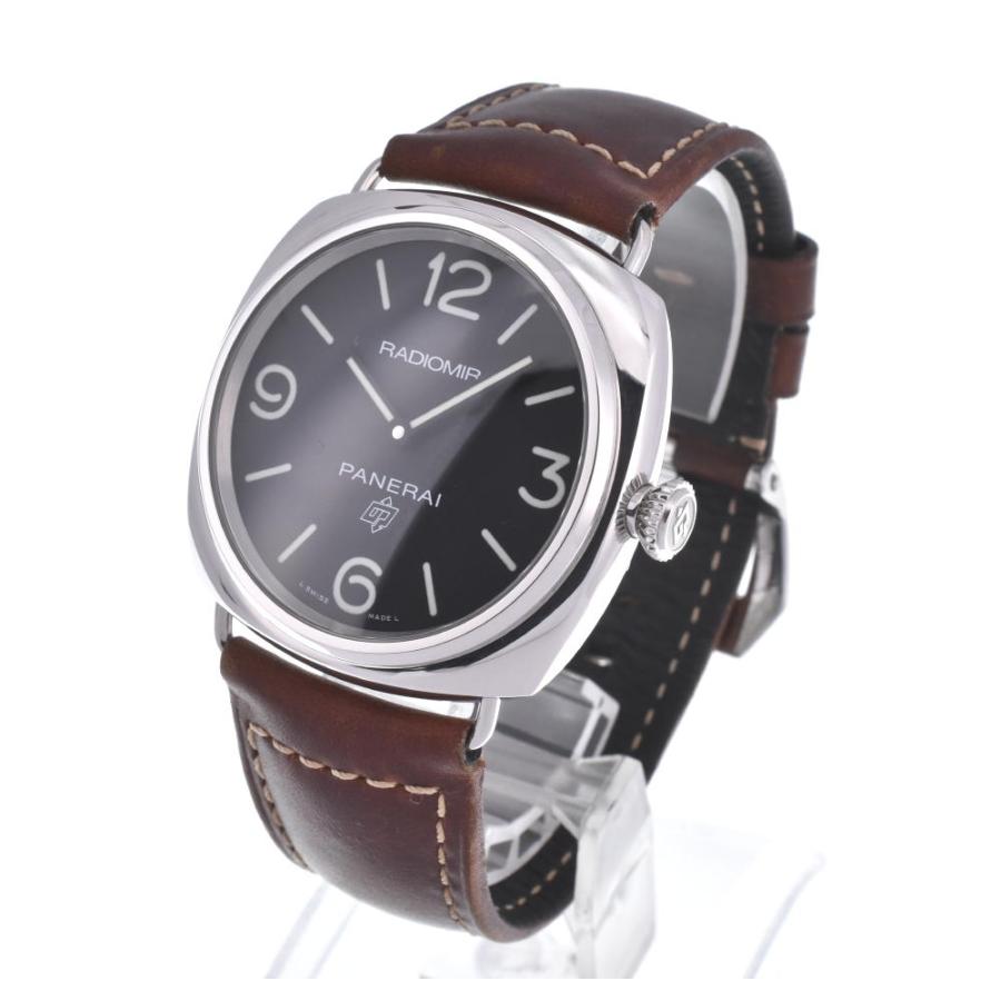 ☆美品【PANERAI】パネライ ラジオミール・ベース ロゴ 3デイズ PAM00753 手巻き メンズ O#117748 :117748 ...