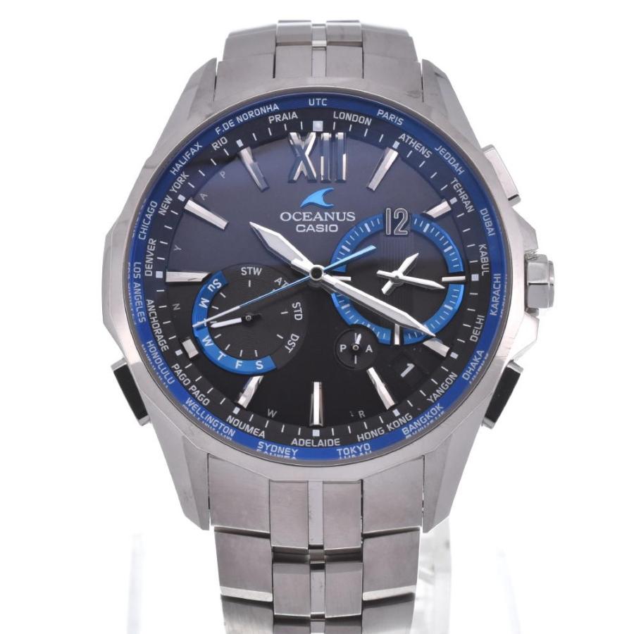 CASIO ☆良品【CASIO】カシオ オシアナス マンタ OCW-S3400-1AJF チタン ソーラー電波 メンズ N#117876 : aonohappa - 通販 - Yahoo!ショッピング