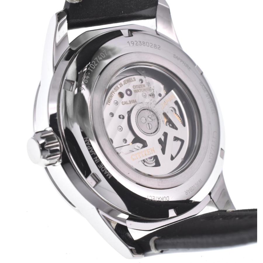 CITIZEN ☆美品【CITIZEN】シチズン シグネチャー コレクション NB3020-08A/9184-T027407 銀箔漆文字盤 自動巻き メンズ N#117934 ...