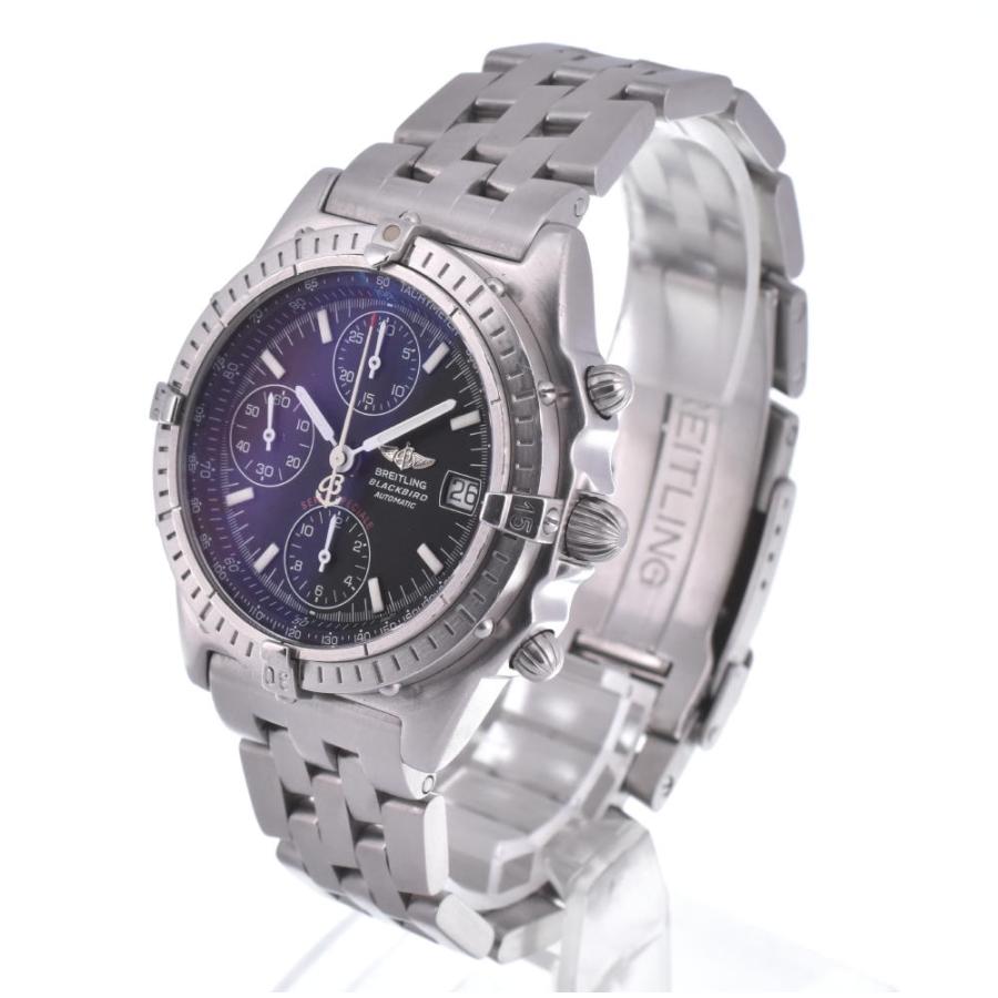 ☆良品【BREITLING】ブライトリング クロノマット ブラックバード A13050.1 自動巻き メンズ P#118019 :118019 ...