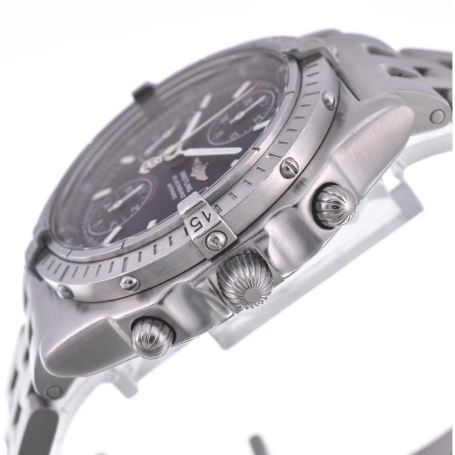 ☆良品【BREITLING】ブライトリング クロノマット ブラックバード A13050.1 自動巻き メンズ P#118019 :118019 ...