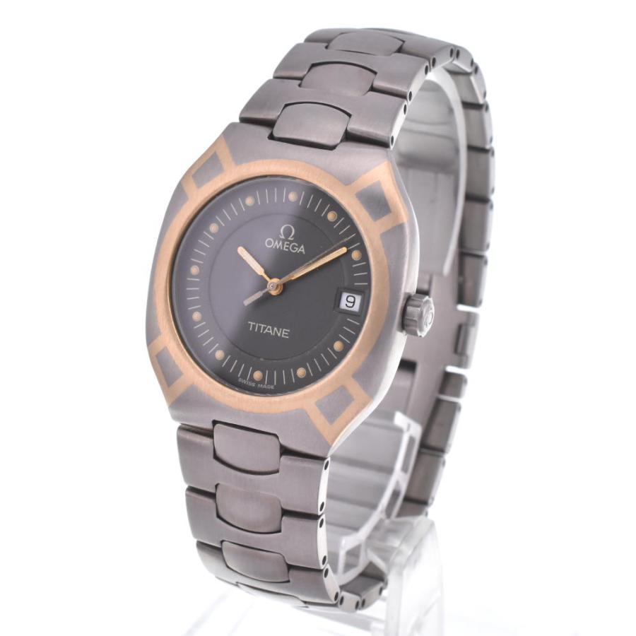 OMEGA 【OMEGA】オメガ シーマスター ポラリス 5814.40 K18/チタン デイト クォーツ メンズ O#118065 : aonohappa - 通販 - Yahoo!ショッピング