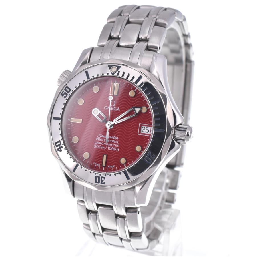 OMEGA オメガ 2552.61 シーマスター 300 丸井限定 デイト 自動巻き ボーイズ 良品 B#118401 : aonohappa - 通販 - Yahoo!ショッピング