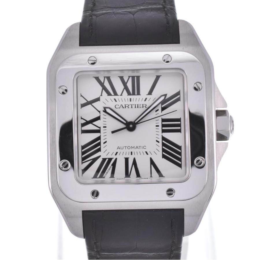 ☆極美品【CARTIER】カルティエ サントス 100 LM W20073X8 自動巻き メンズ Q#118429 :118429 ...