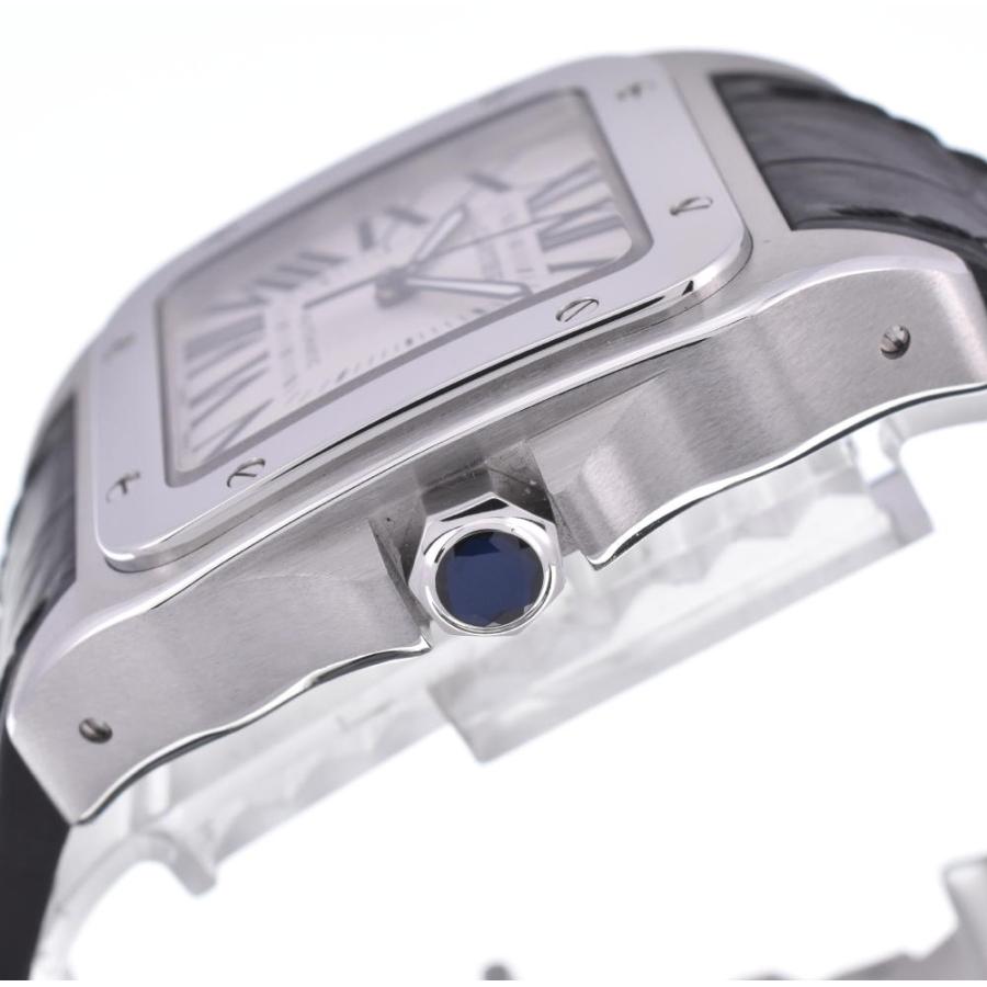 ☆極美品【CARTIER】カルティエ サントス 100 LM W20073X8 自動巻き メンズ Q#118429 :118429 ...