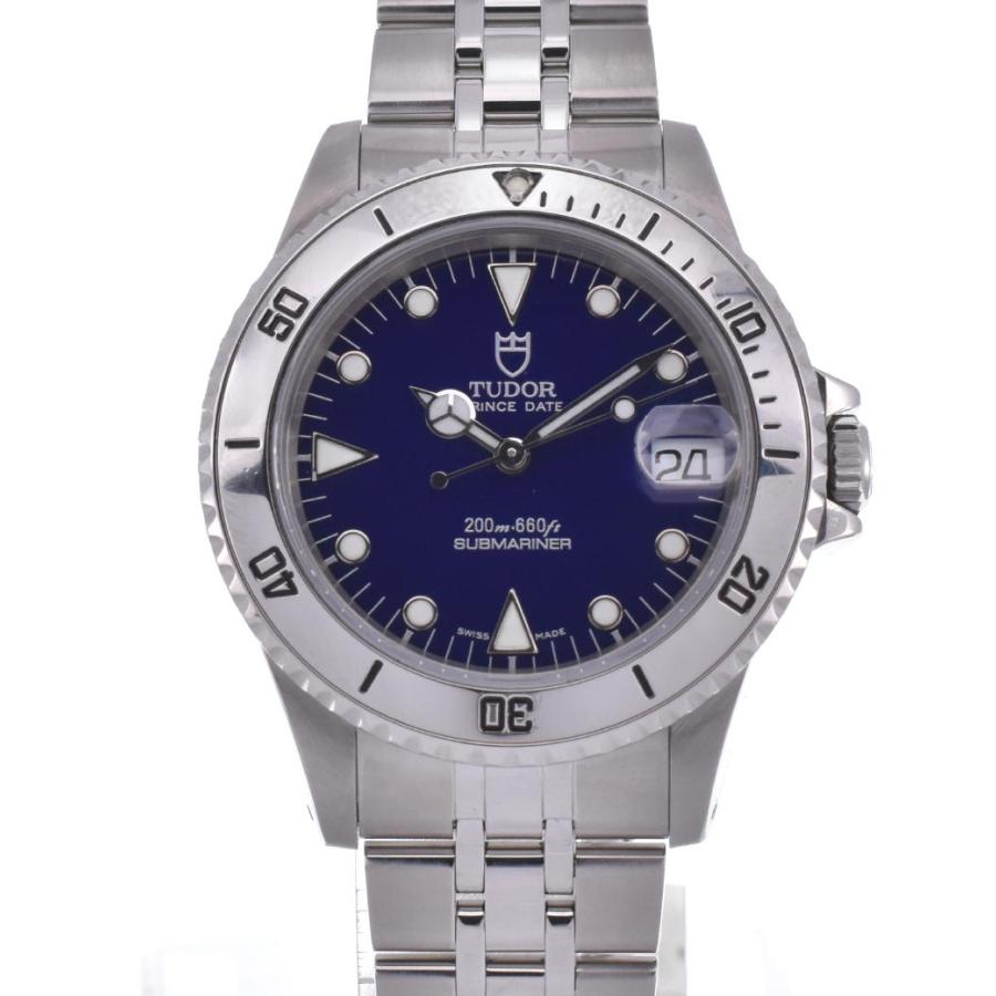 TUDOR ☆良品★保証書付 【TUDOR】チュードル プリンスデイト サブマリーナ 75190 デイト 自動巻き ボーイズ B#118588 ...