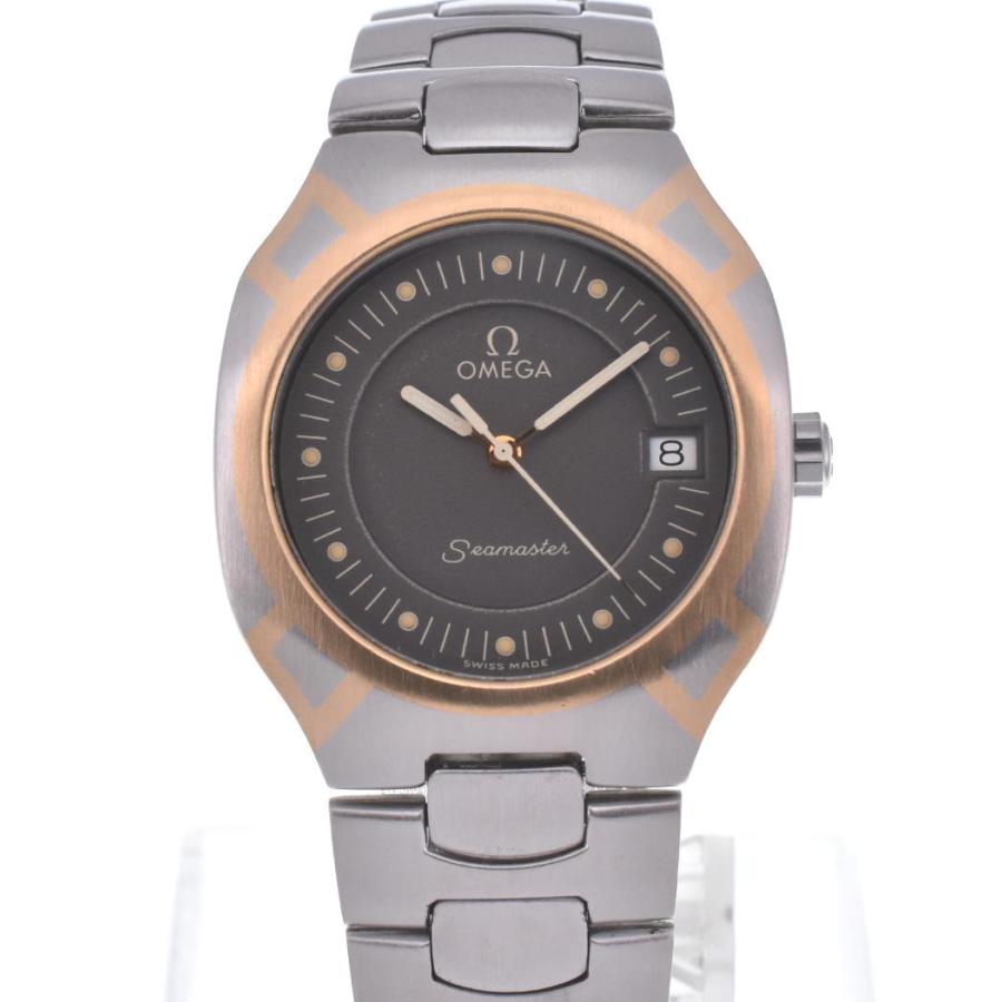 ☆良品【OMEGA】オメガ シーマスター ポラリス デイト SS/K18 クォーツ メンズ B#118974 :118974:aonohappa - 通販 - Yahoo!ショッピング