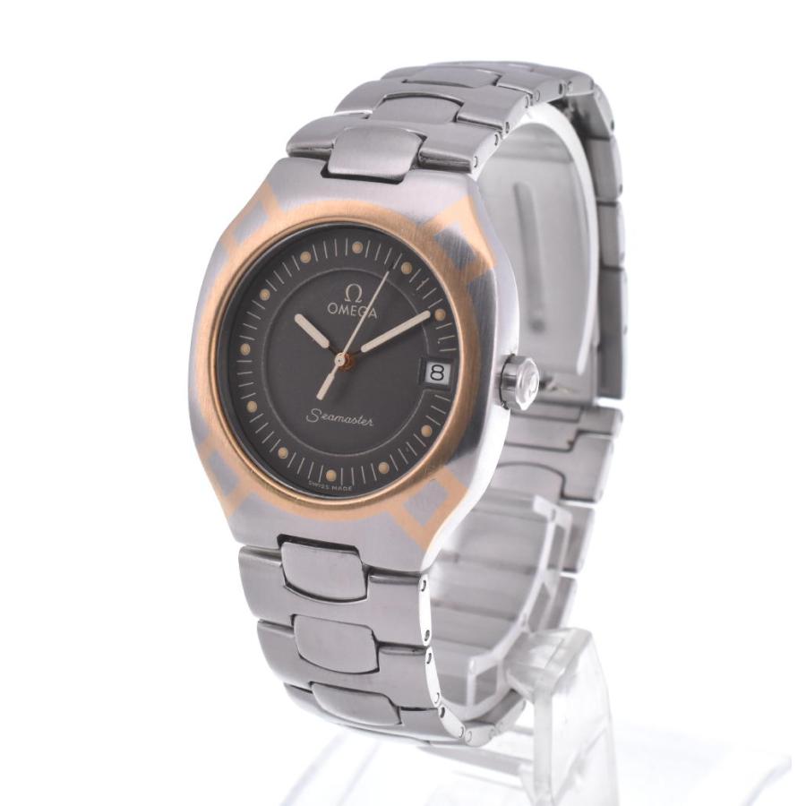 ☆良品【OMEGA】オメガ シーマスター ポラリス デイト SS/K18 クォーツ メンズ B#118974 :118974:aonohappa - 通販 - Yahoo!ショッピング