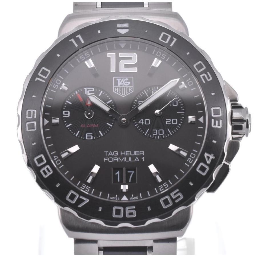 ☆良品★保証書付 【TAG HEUER】タグホイヤー フォーミュラー1 WAU111C.BA0869 グランドデイト アラーム クォーツ メンズ H#119273 : 119273 ...