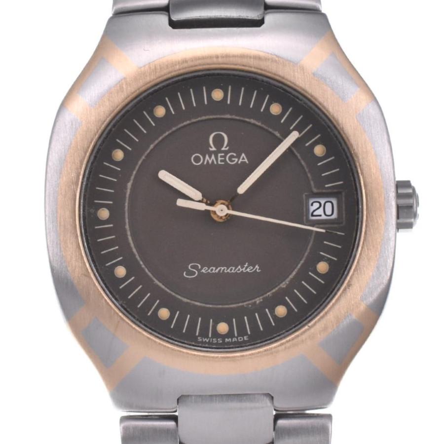 オメガ OMEGA シーマスター ポラリス デイト SS/K18 クォーツ メンズ C#119336 :119336:aonohappa - 通販 - Yahoo!ショッピング