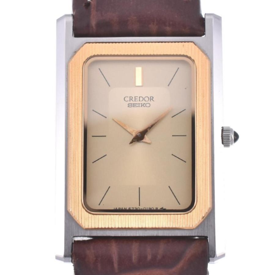 SEIKO 【SEIKO】セイコー クレドール 6730-5100 K14 ベゼル クォーツ レディース H#119774 ...