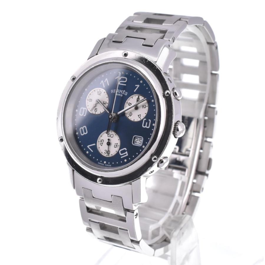 【HERMES】エルメス クリッパー CL1.910 クロノグラフ クォーツ メンズ I#119969 :119969:aonohappa ...