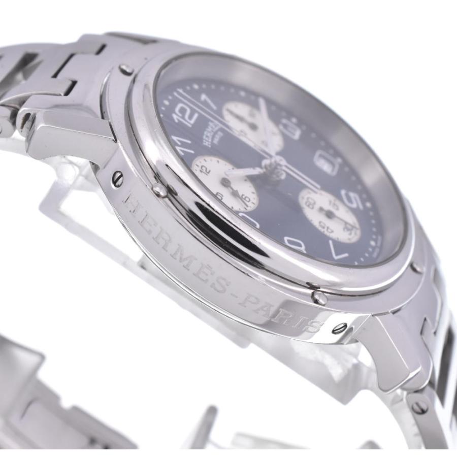 【HERMES】エルメス クリッパー CL1.910 クロノグラフ クォーツ メンズ I#119969 :119969:aonohappa ...