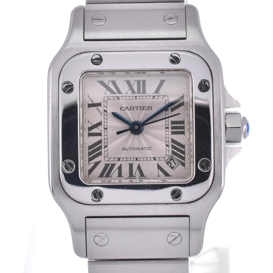Cartier ☆良品【CARTIER】カルティエ サントスガルベ SM 2423 ステンレス 自動巻き レディース I#119993 ...