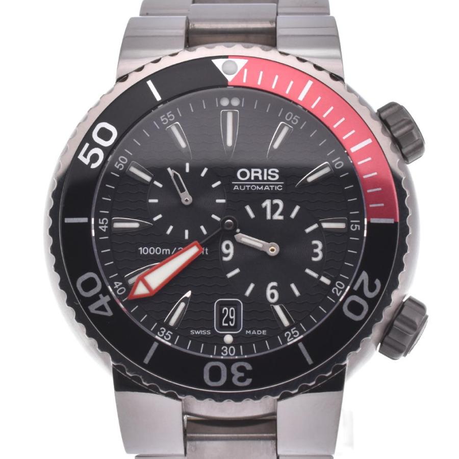 ORIS（オリス） ☆良品★保証書付 【ORIS】オリス TT1 プロ ダイバーズ デイト 7541 チタン 自動巻き メンズ J# ...