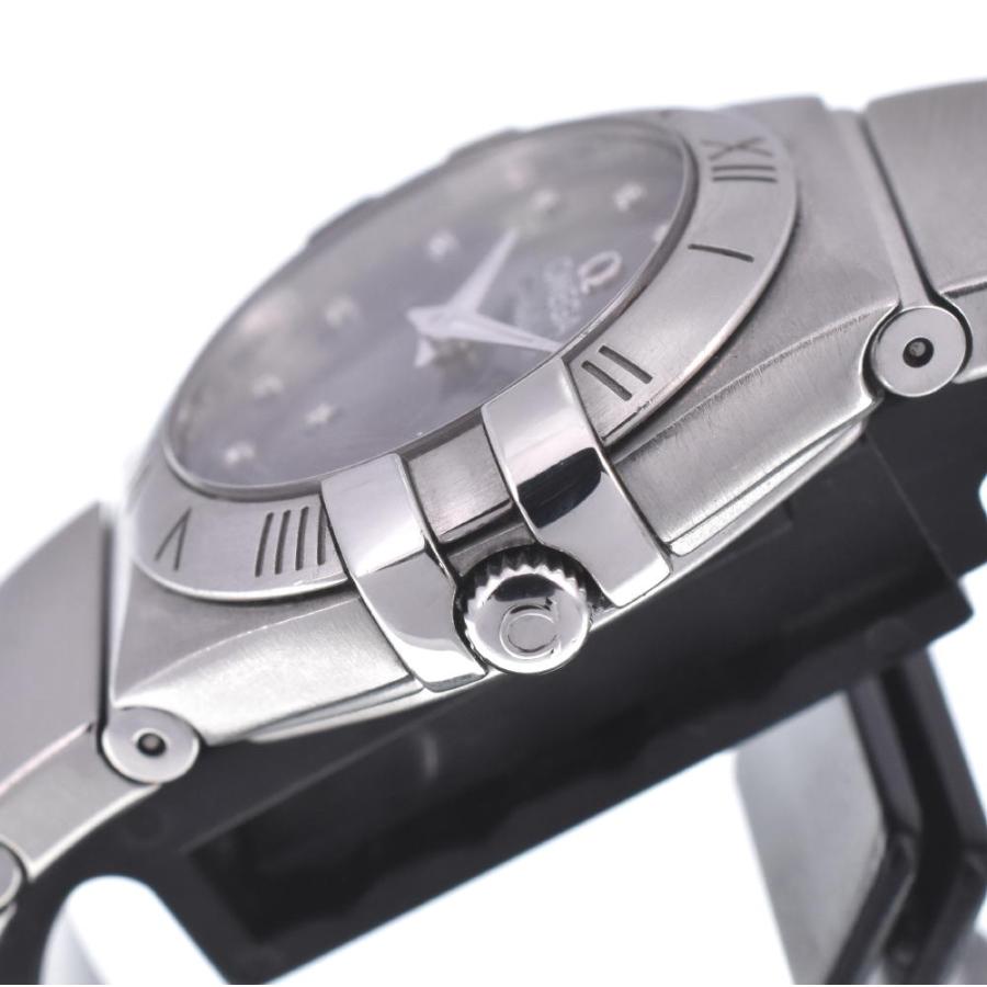 【OMEGA】オメガ コンステレーション ブラッシュ タヒチ 123.10.24.60.57.003 12P ダイヤ 黒 シェル文字盤 ...