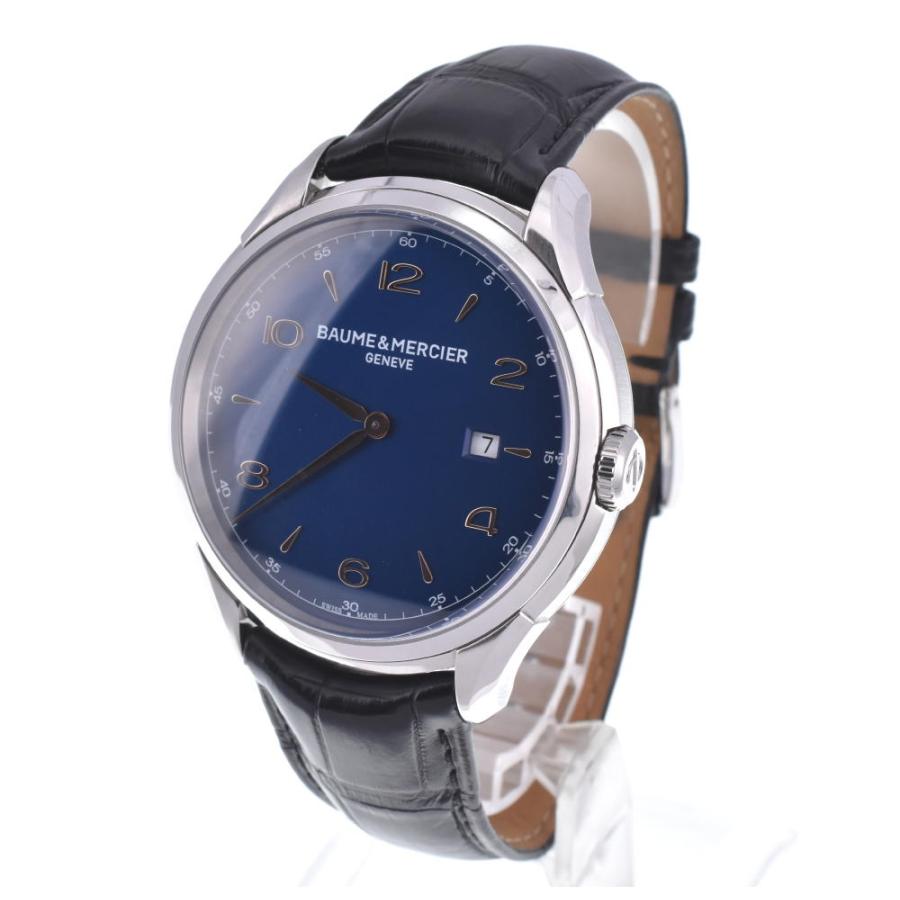 ☆美品★保証書付 【Baume & Mercier】ボーム＆メルシェ クリフトン MOA10420 クォーツ メンズ K#120187 : ...