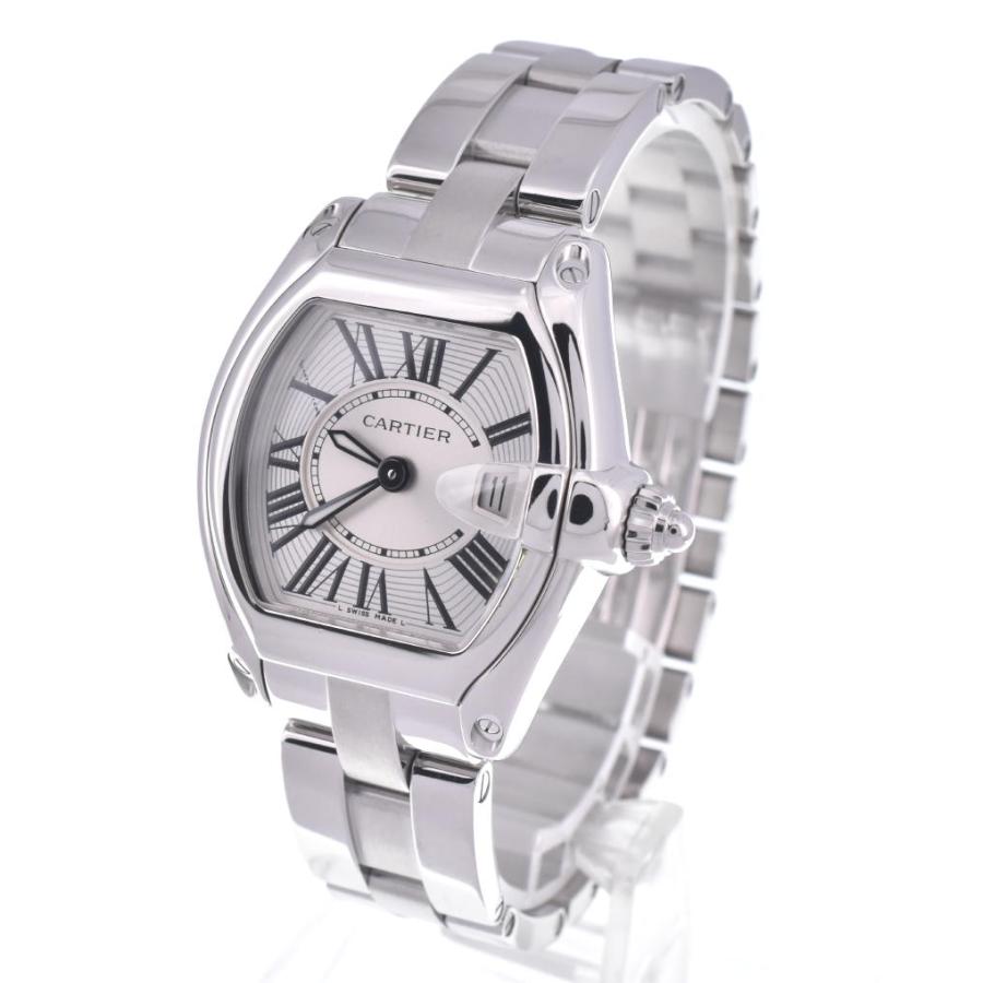 ☆良品★保証書付 【CARTIER】カルティエ ロードスター SM W62016V3 デイト クォーツ レディース K#120210 : ...
