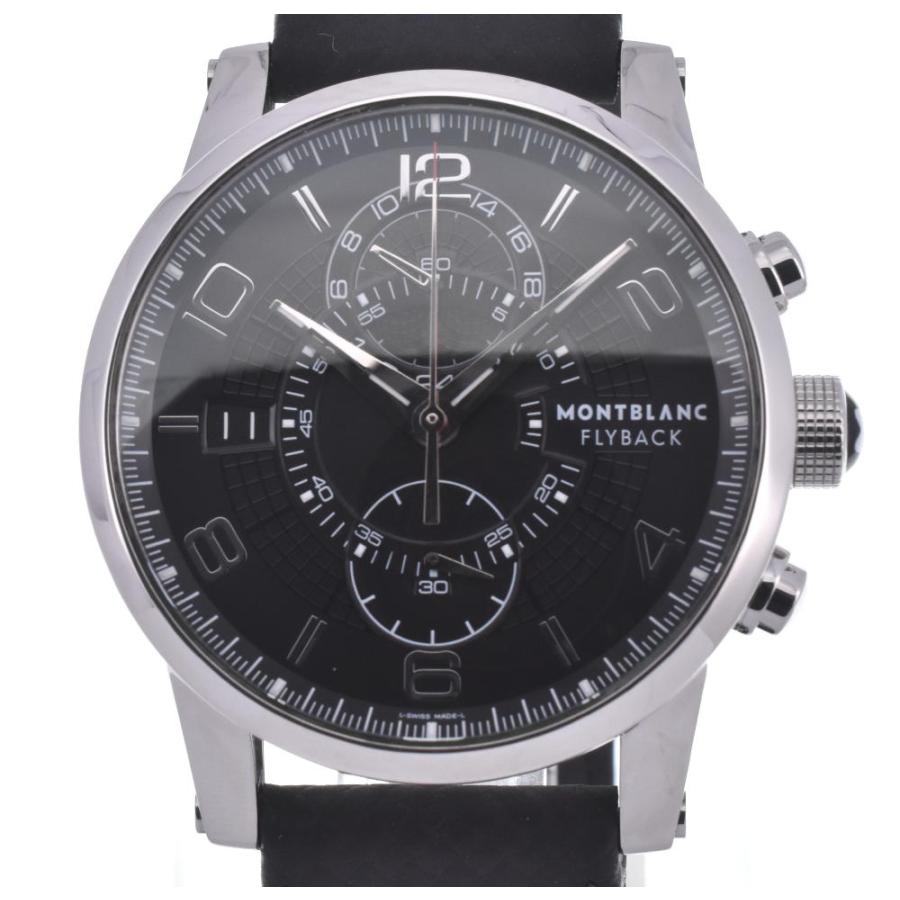 MONTBLANC（筆記具、時計） ☆良品【MONTBLANC】モンブラン モンブラン タイムウォーカー 7175 クロノグラフ 自動巻き メンズ K#120277 : aonohappa ...