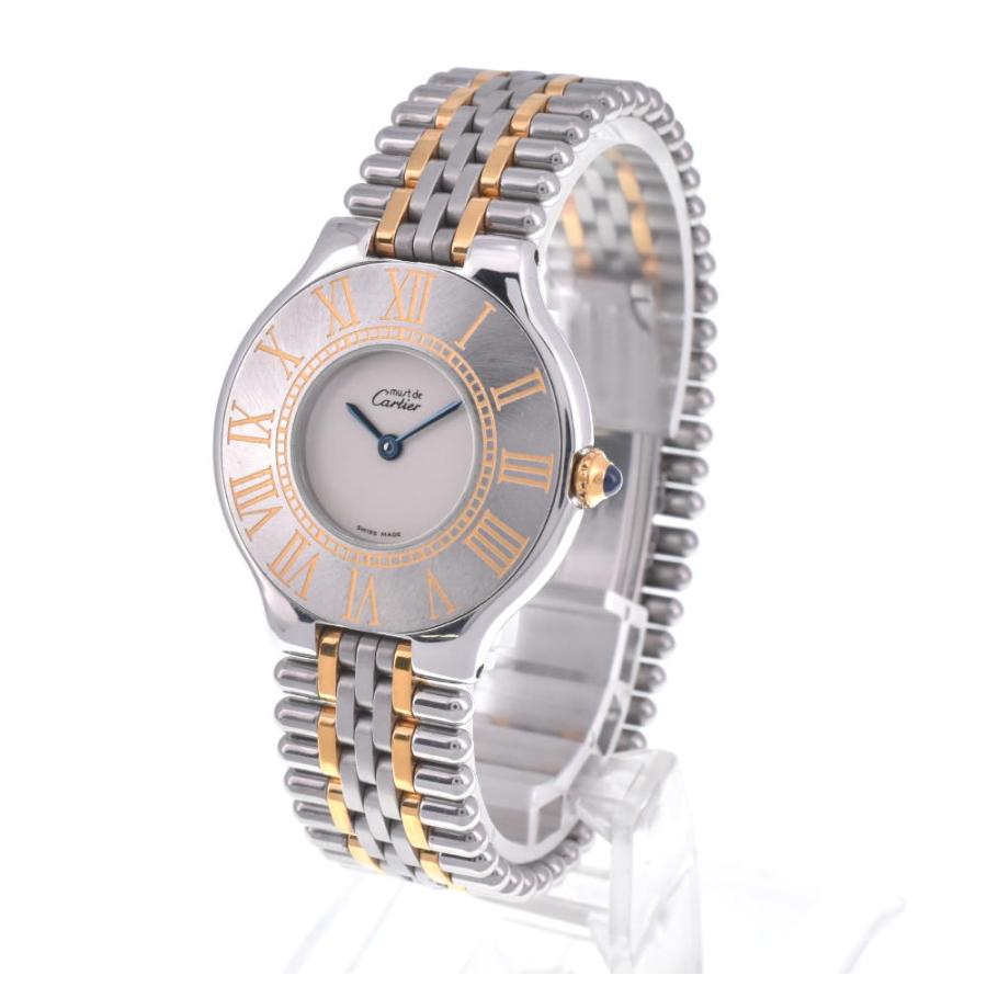 【CARTIER】カルティエ マスト21 SS/GP クォーツ ユニセックス L#120490 :120490:aonohappa - 通販 ...