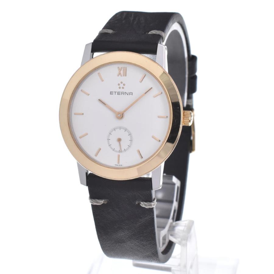 エテルナ ☆良品【Eterna】エテルナ 3300.47 YG ベゼル スモールセコンド 手巻き メンズ L#120604 ...