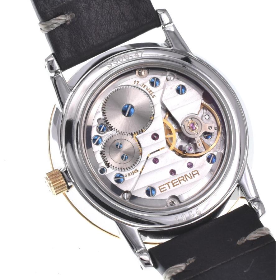 エテルナ ☆良品【Eterna】エテルナ 3300.47 YG ベゼル スモールセコンド 手巻き メンズ L#120604 ...