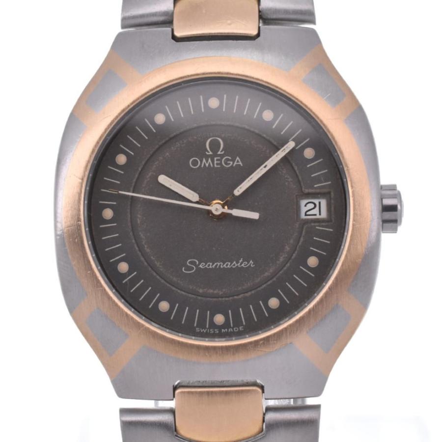 OMEGA 【OMEGA】オメガ シーマスター ポラリス デイト SS/K18 クォーツ メンズ M#120744 : aonohappa - 通販 - Yahoo!ショッピング