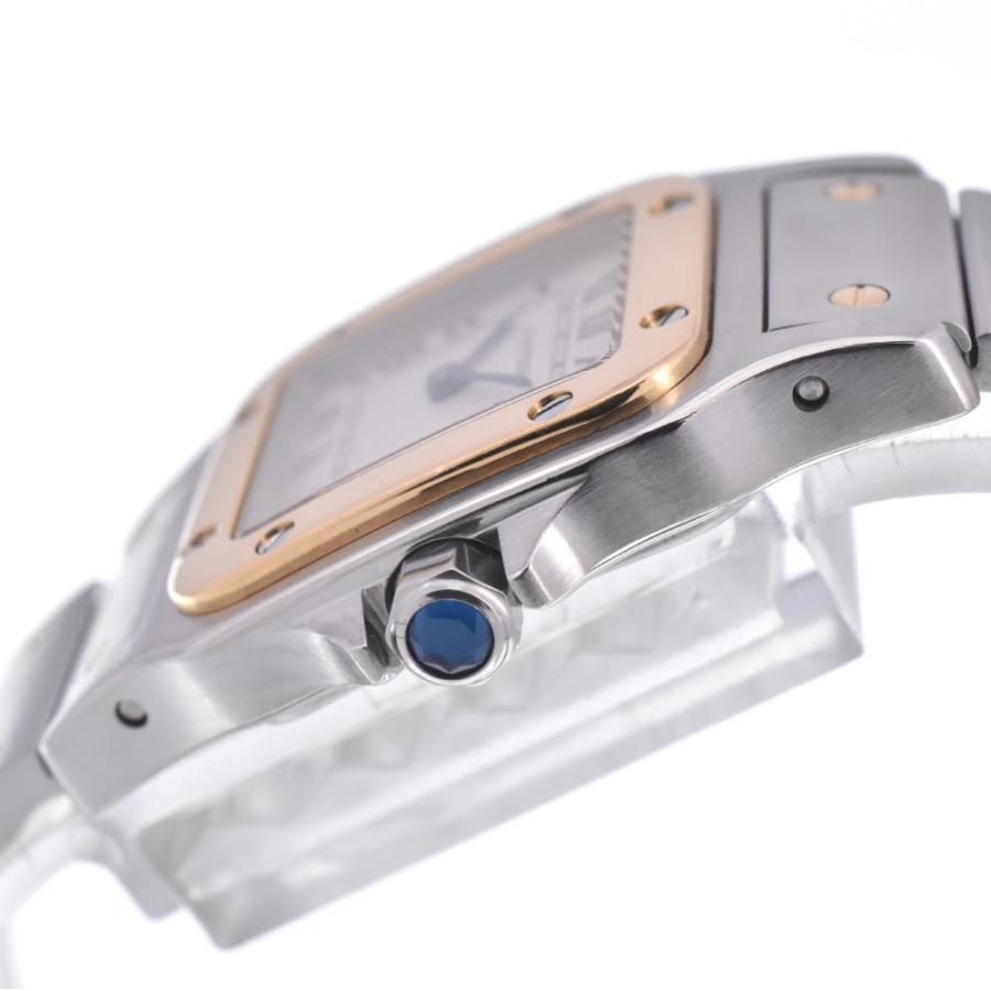 Cartier ☆良品【CARTIER】カルティエ サントスガルベ SM W20012C4/1567 SS/K18 クォーツ レディース ...